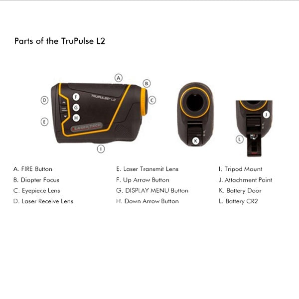 Laser Technology Trupulse L2 Laser Rangefinder – ASC Scientific