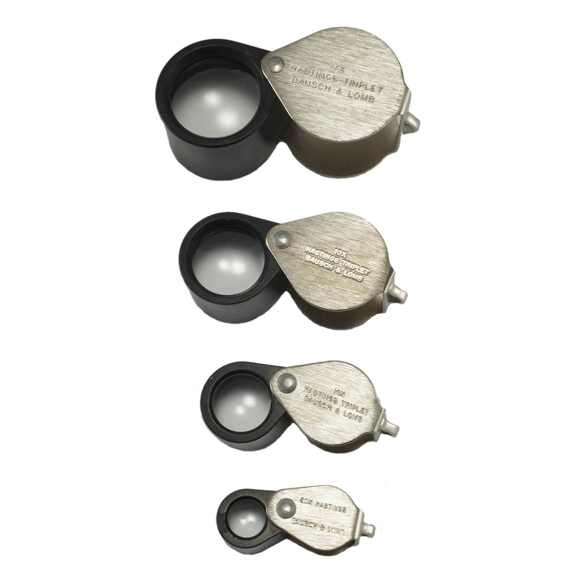 Hastings Hand Lens 7X, 10X, 14X & 20X - Bausch + Lomb - – ASC Scientific