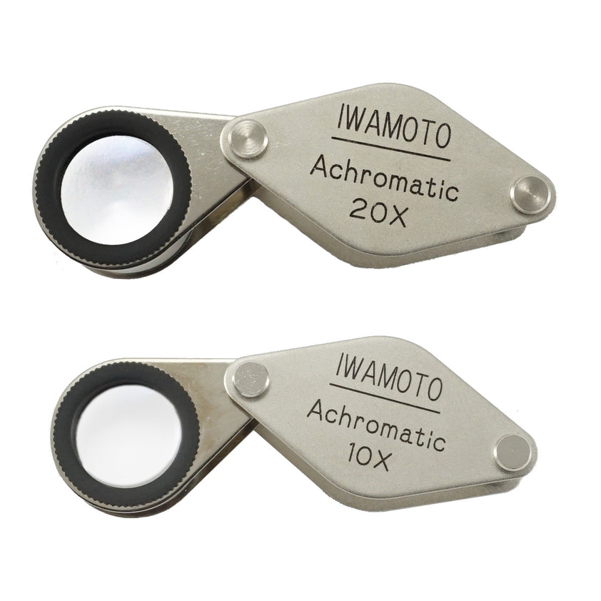 Iwamoto Triplet Hand lens - Wide 10X & 20X - – ASC Scientific